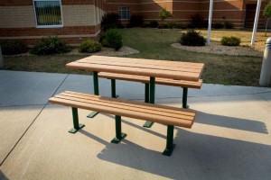 60" Park Scapes Picnic Table | Order Park Scape Picnic Tables Products ...