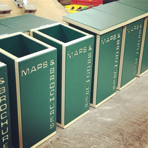 Custom Outdoor Map & Brochure Holder | Order Custom HDPE Outdoor ...