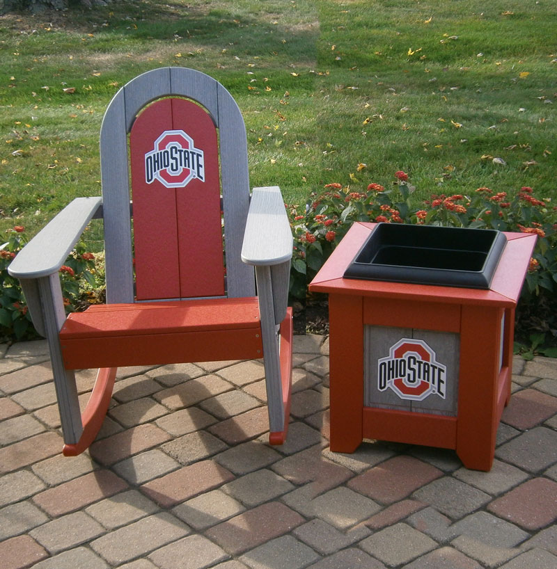 Ohio State University Logo Adirondack Rocker & Chair | Order Ohio State ...