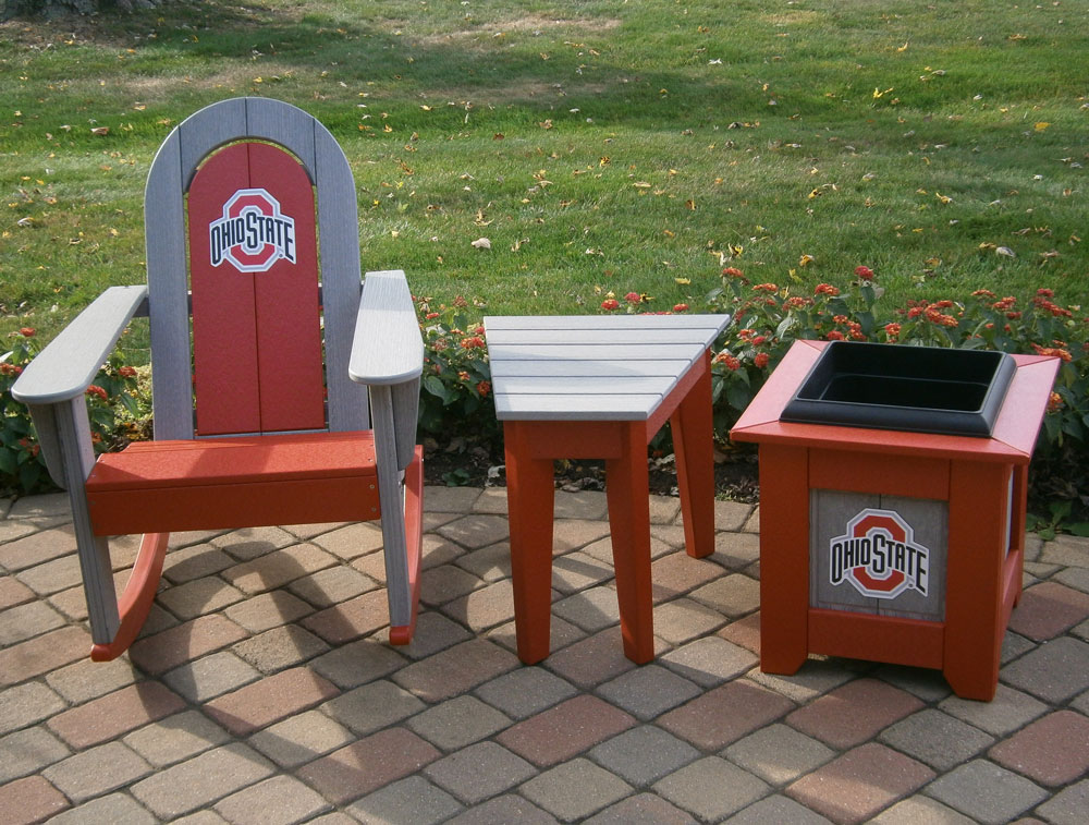 Ohio State University Logo Adirondack Rocker & Chair | Order Ohio State ...